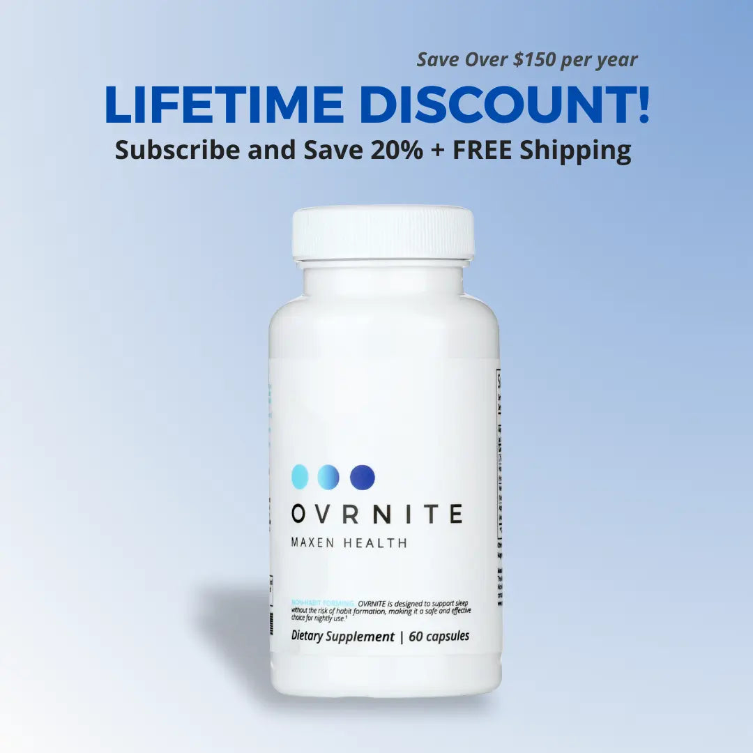 OVRNITE - Your Ultimate Sleep and Recovery Supplement | Maxen Health